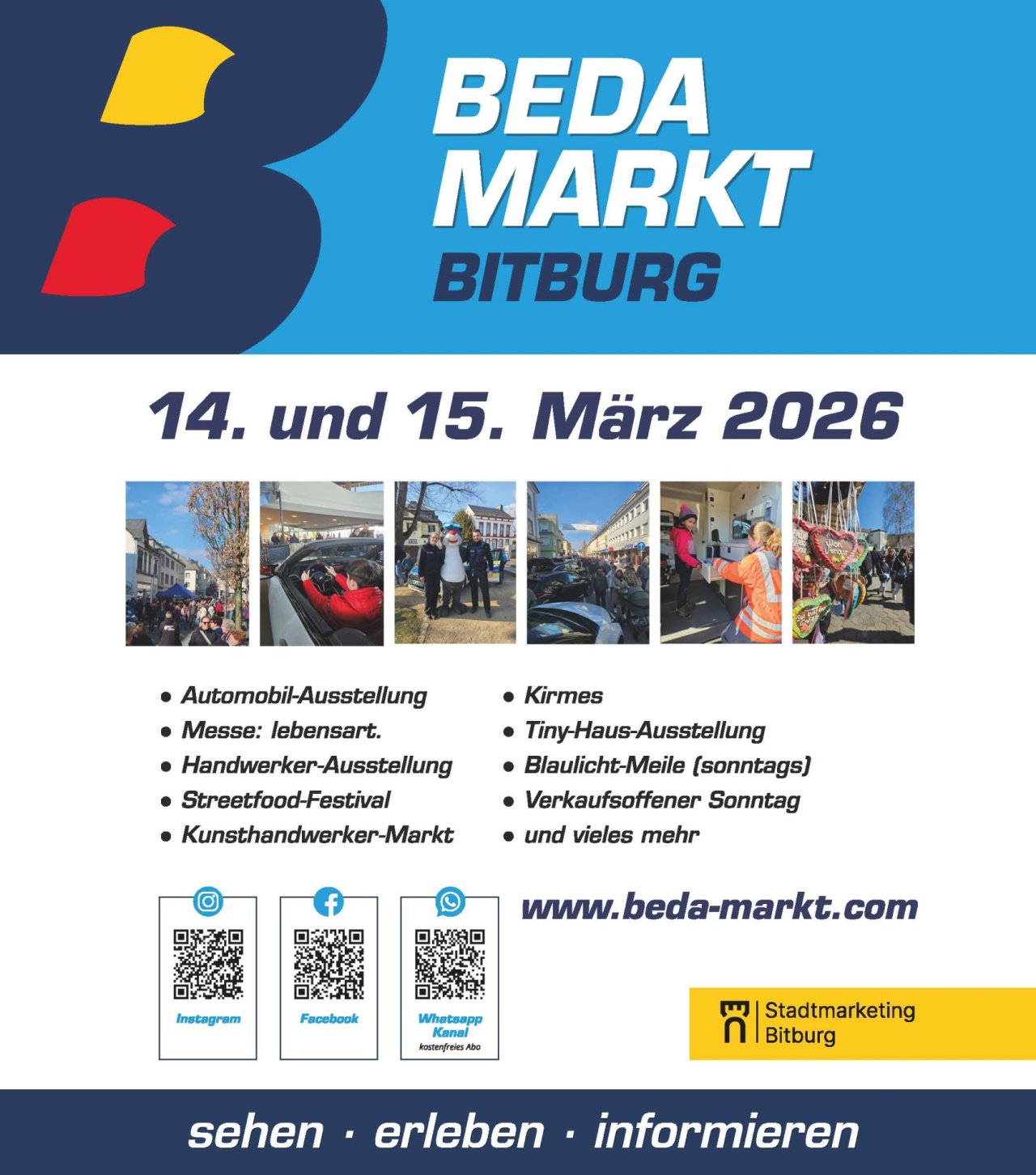 Beda Markt 2026: Bitburg wird zum Schaufenster der Region | Stadt Bitburg