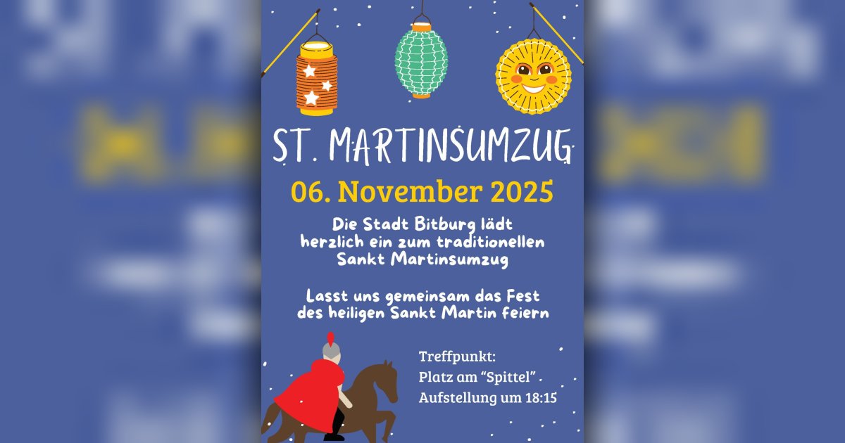 Stadt Bitburg und Stadtteile: Martinszüge 2025 im Überblick | Stadt Bitburg