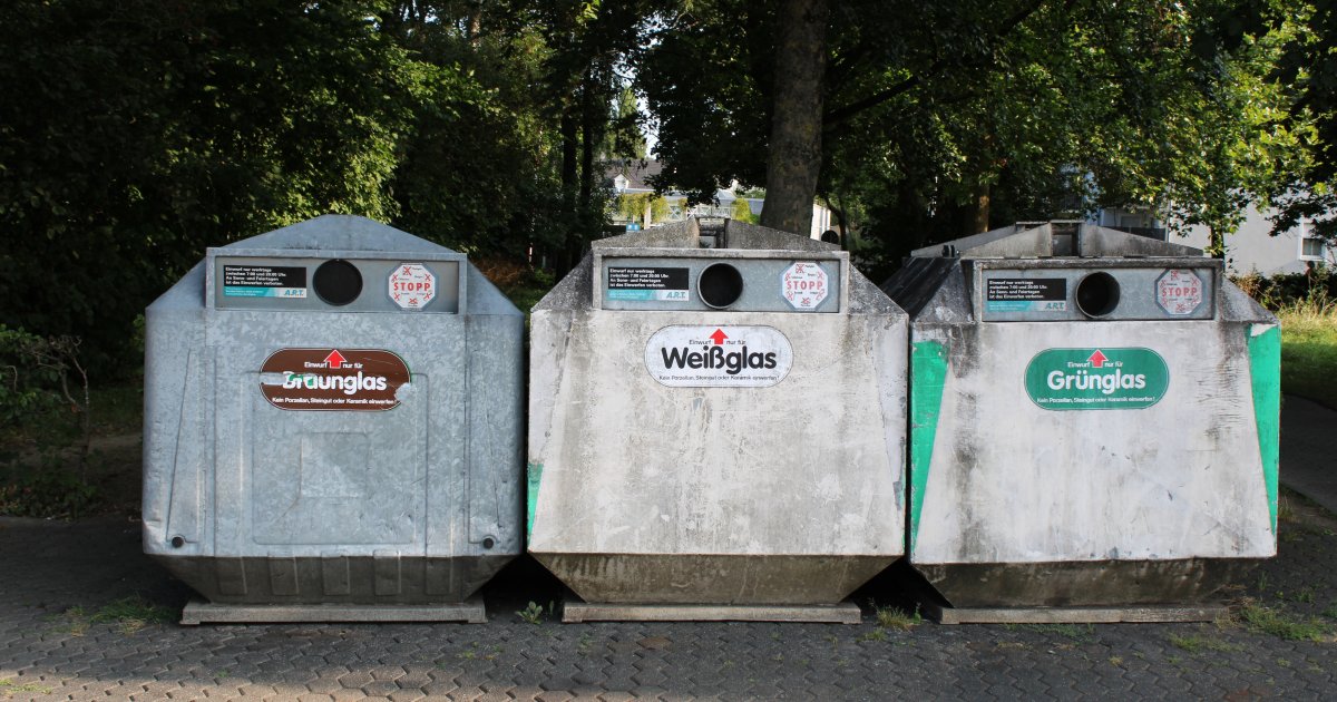 Zur Entsorgung von Altglas gibt es im Stadtgebiet und den Stadtteilen zahlreiche Standorte, an ...