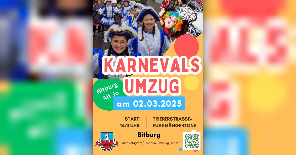 KARNEVALSUMZUG | Stadt Bitburg