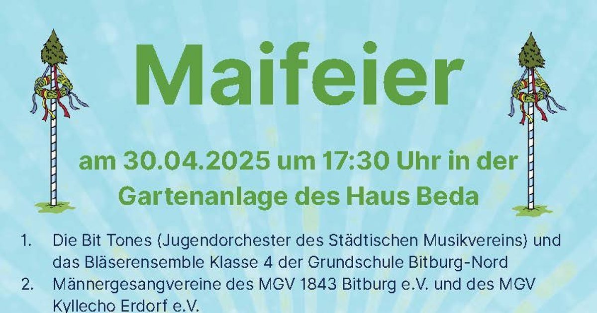 Maifeier in Bitburg 2025 | Stadt Bitburg